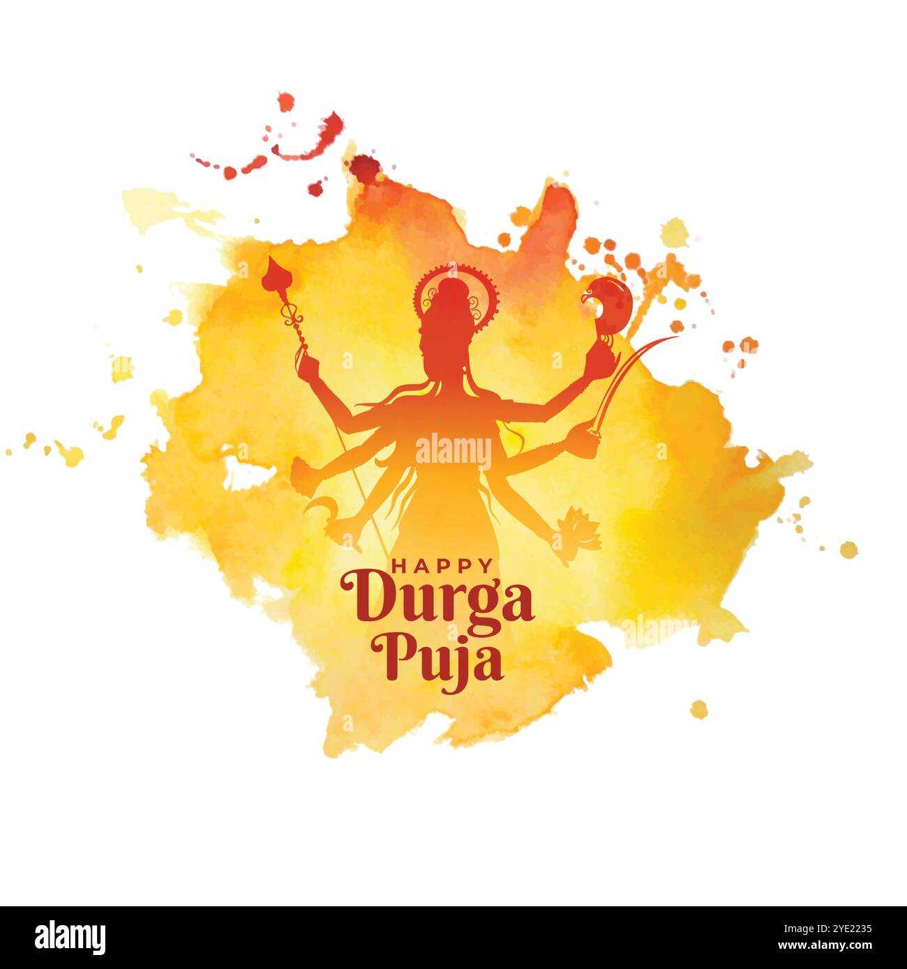 Maa durga idol Stock Vector Images - Alamy