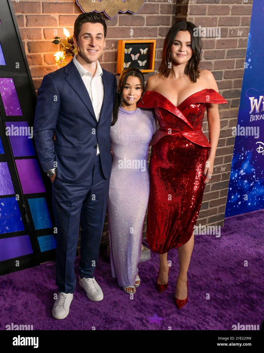 Hollywood, California, USA. 28th Oct, 2024. (L-R) David Henrie, Janice ...