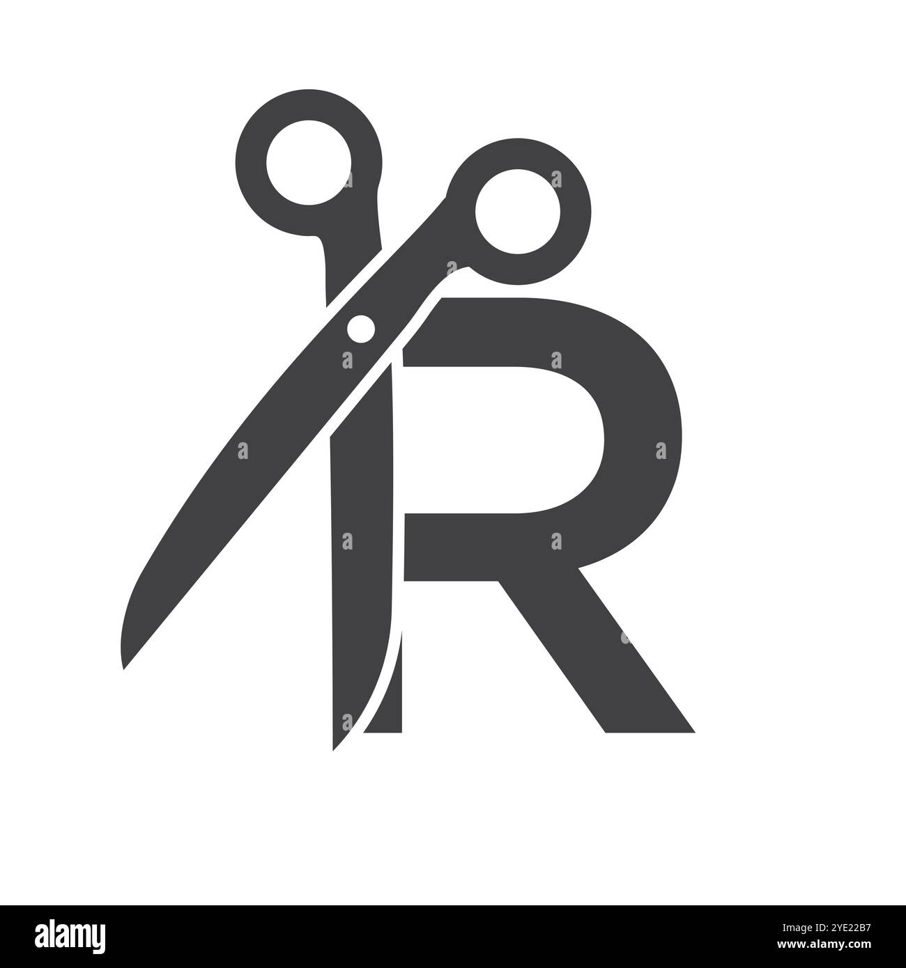 Salon Logo Scissors