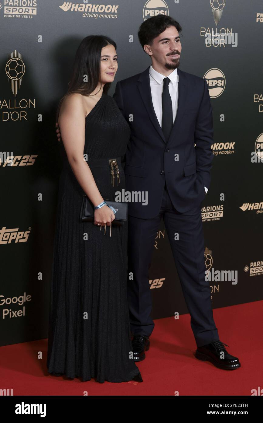 Vitinha and Tatiana Rendeiro Torres attend the 68th Ballon D'Or France ...
