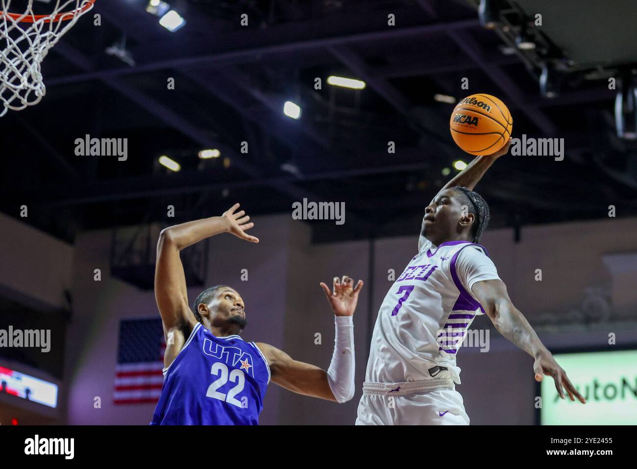 FILE - Grand Canyon guard Tyon Grant-Foster (7) goes up for a funk over ...