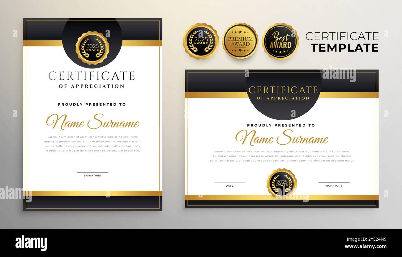 Certificate of achievement hi-res stock photography and images - Alamy