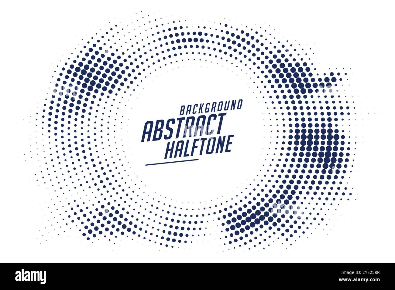 circular halftone background with text space vector Stock Vector Image ...