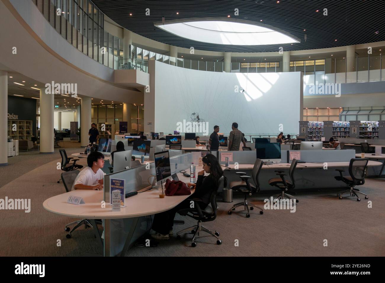 library building, New York University Abu Dhabi campus, by architect ...