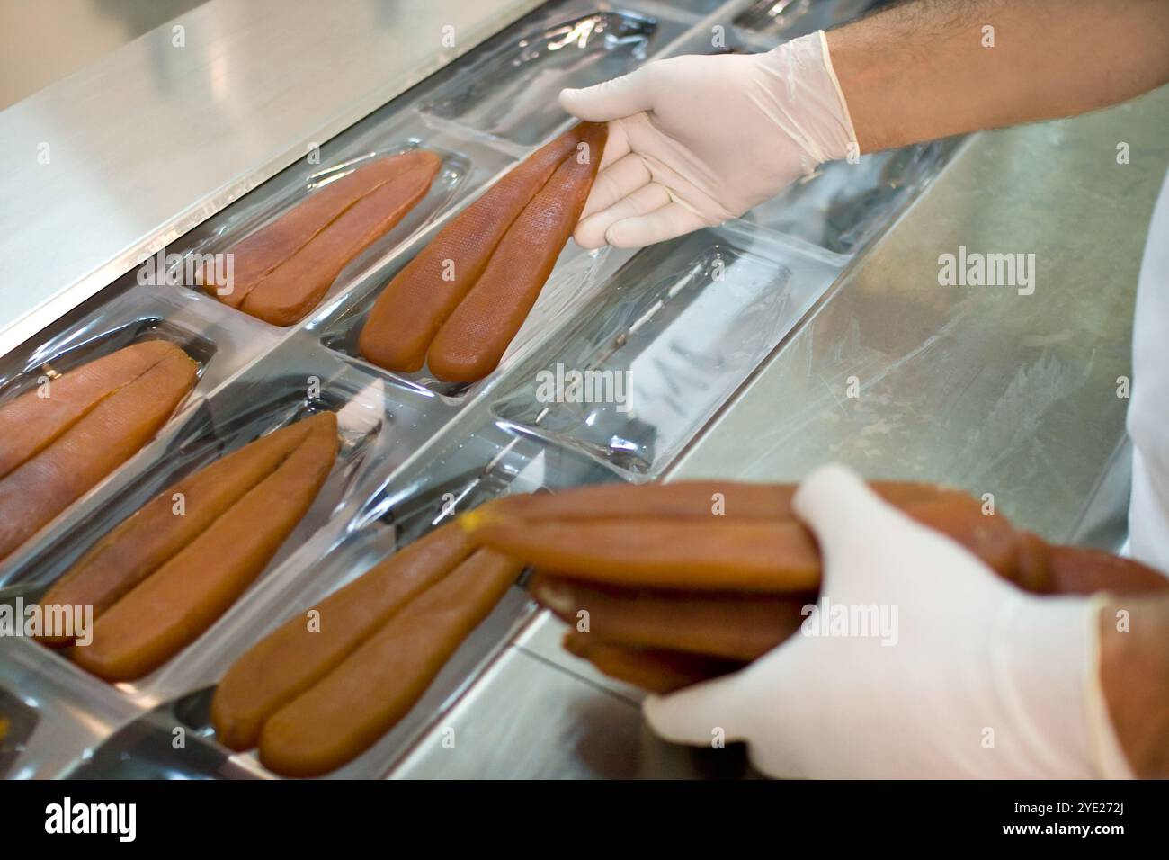 Bottarga - mullet eggs - sardinian caviar Stock Photo - Alamy