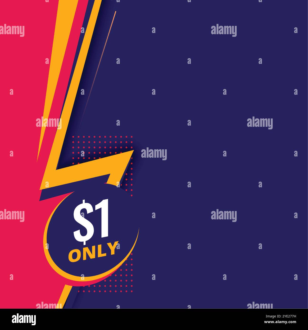 One dollar only Stock Vector Images - Alamy