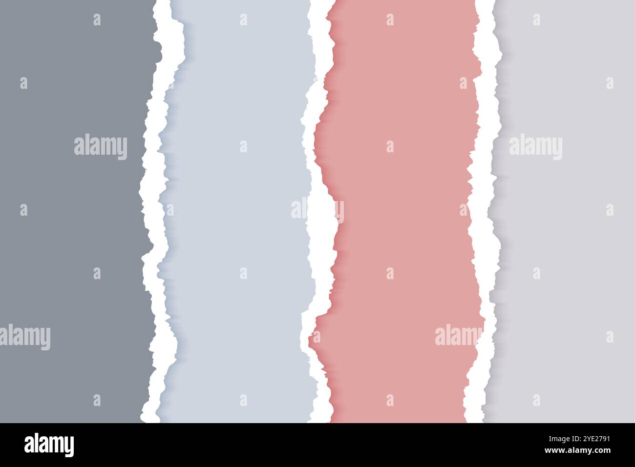 pastel color ripped torn paper sheets Stock Vector Image & Art - Alamy