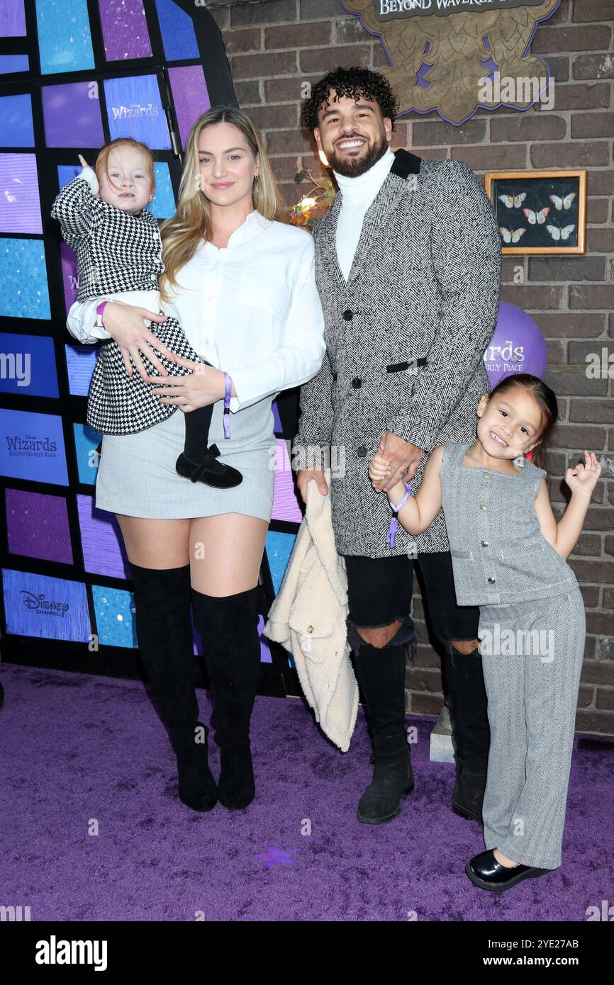 Los Angeles, USA. 28, October, 2024. Pictured left to right, Cory ...