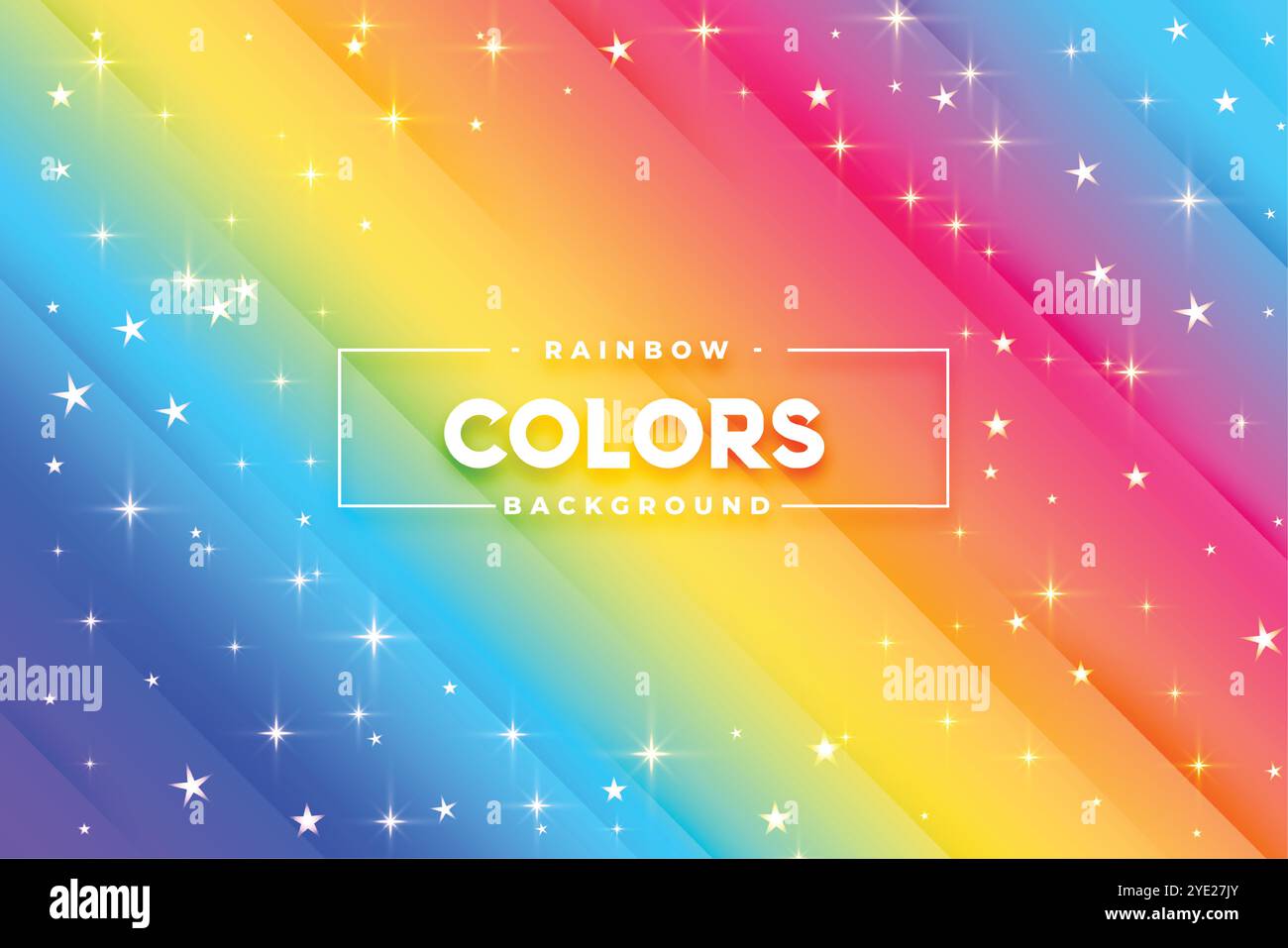 Rainbow sparkles Stock Vector Images - Alamy
