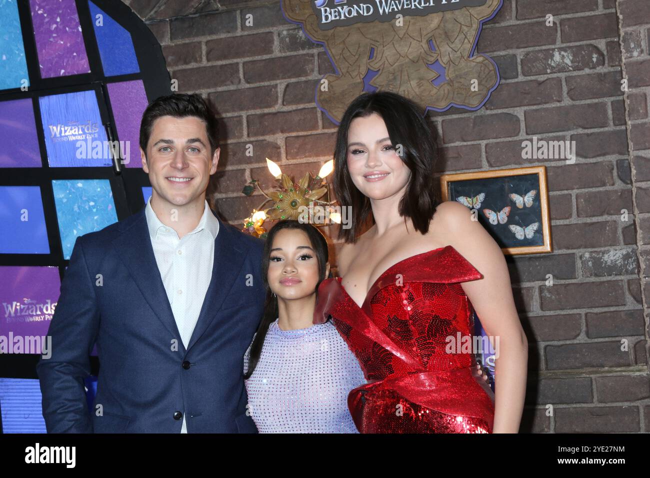 Los Angeles, USA. 28, October, 2024. Pictured left to right, David ...