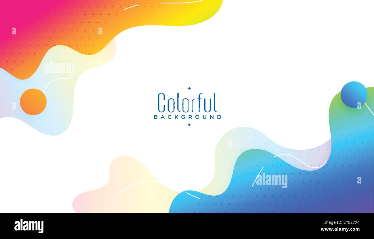 Colorful fluid art vivid Stock Vector Images - Alamy