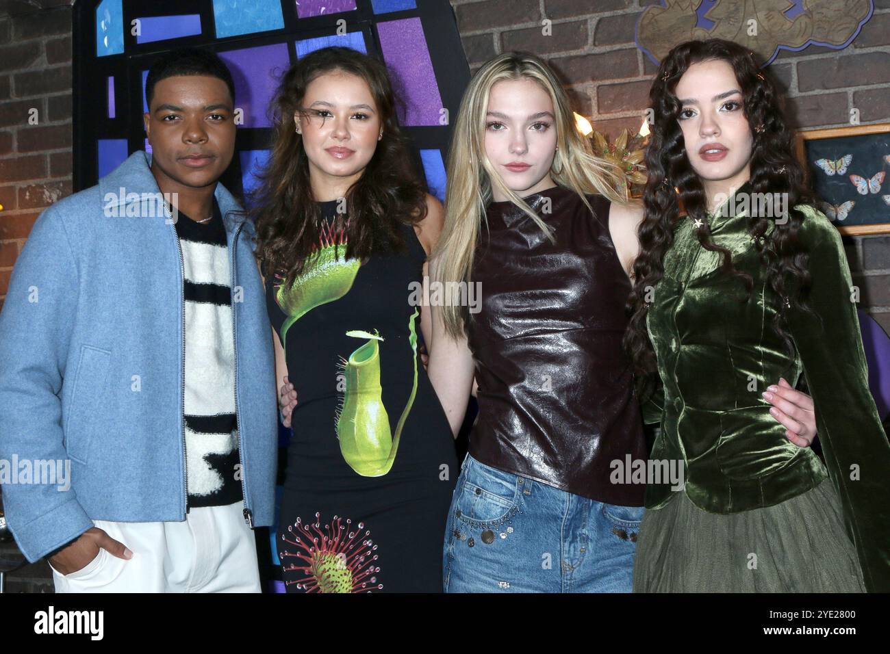 Los Angeles, USA. 28, October, 2024. Pictured left to right, Elijah M ...