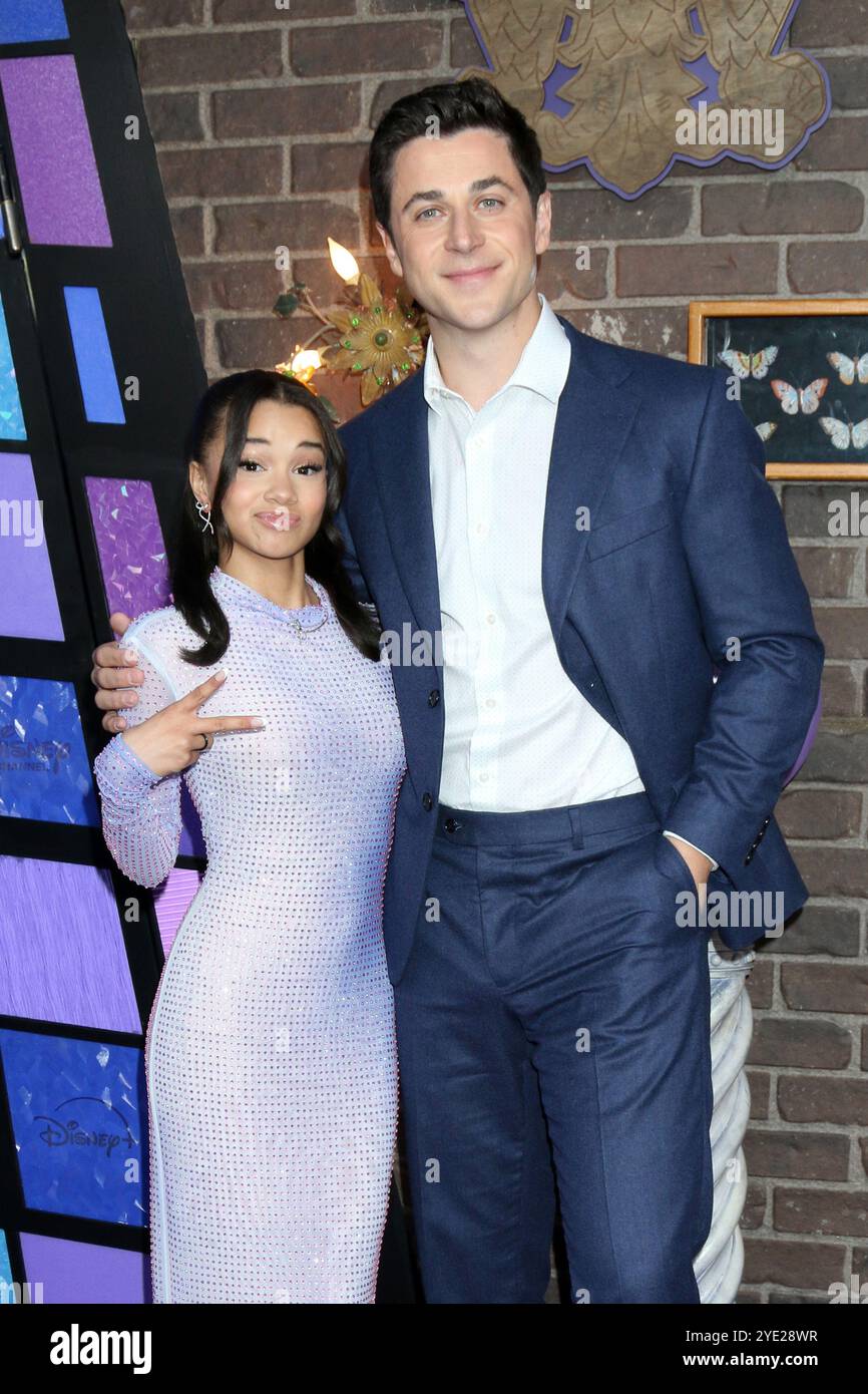 Los Angeles, USA. 28, October, 2024. Pictured left to right, Janice LeAnn Brown, David Henrie at ...