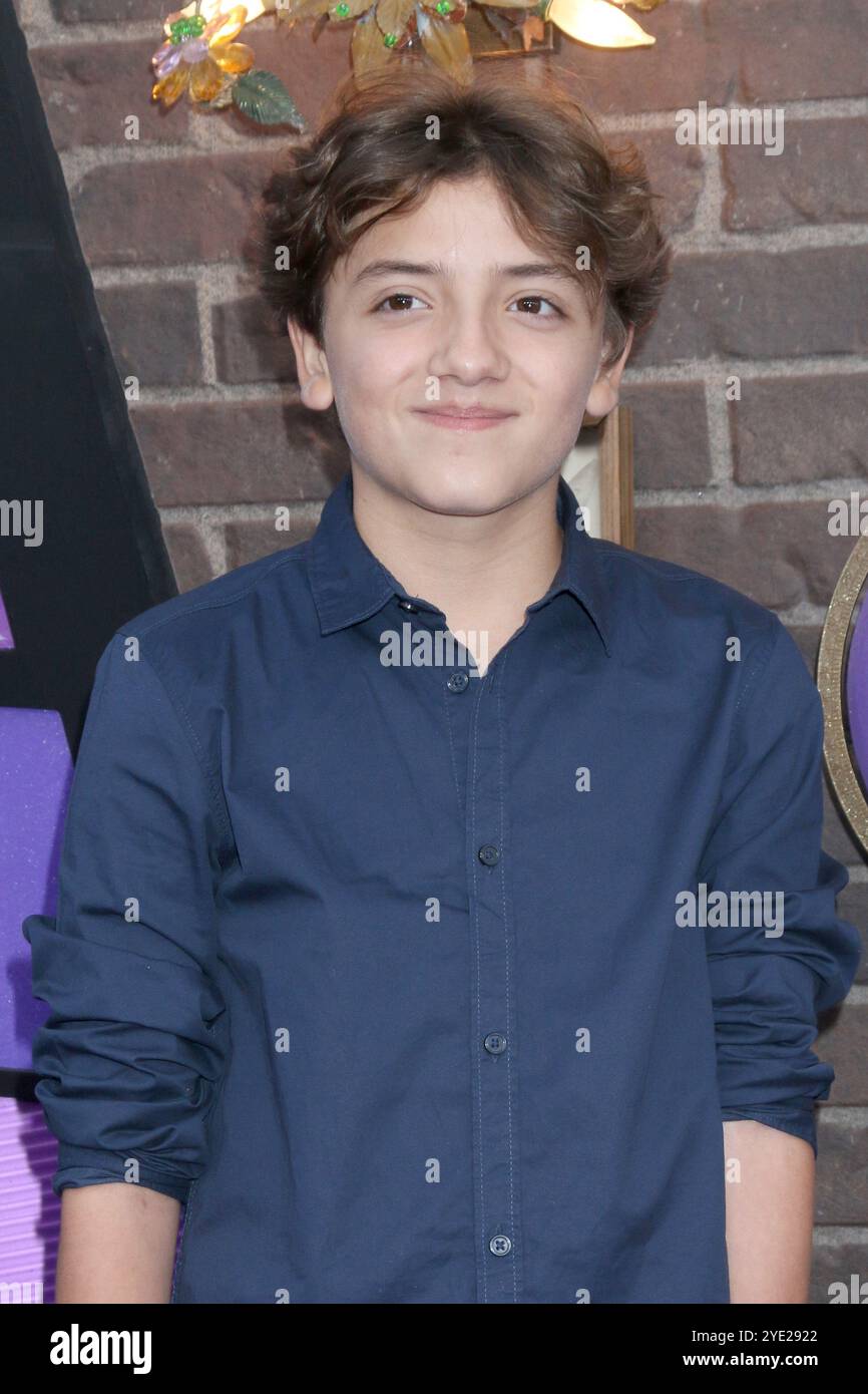 Los Angeles, USA. 28, October, 2024. Pictured left to right, Jeremy ...