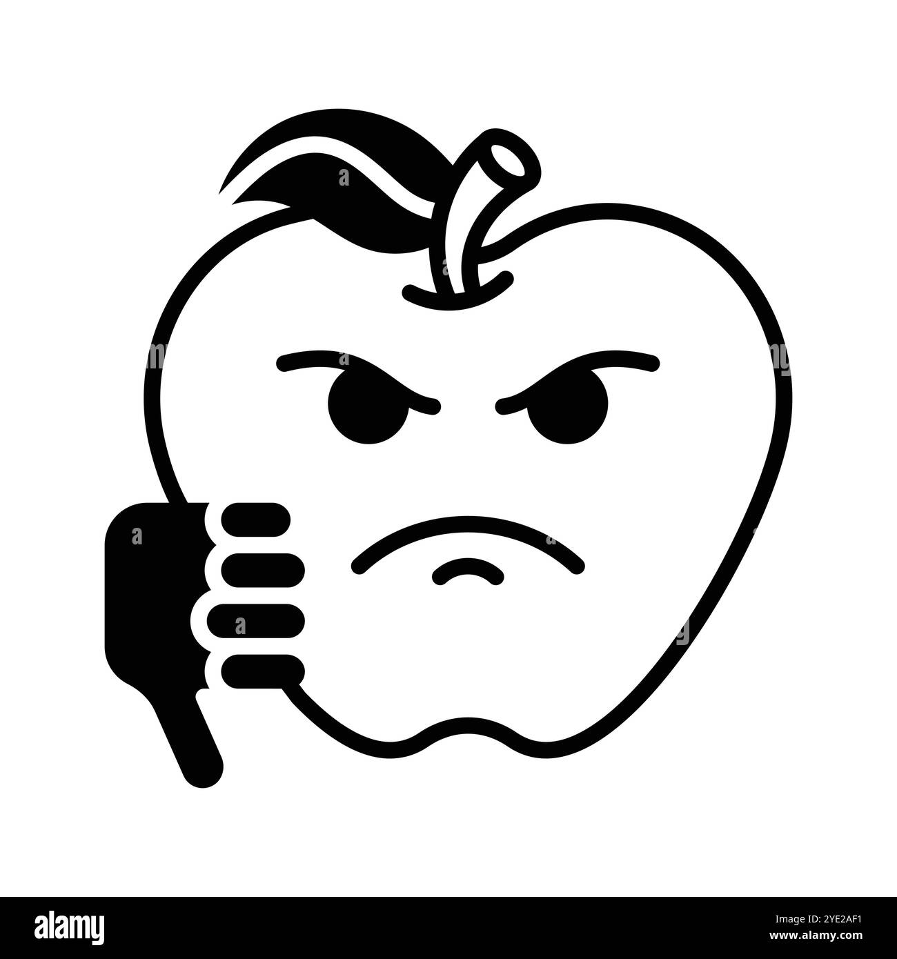Disgusted emoji vector design, customizable unique vector Stock Vector ...