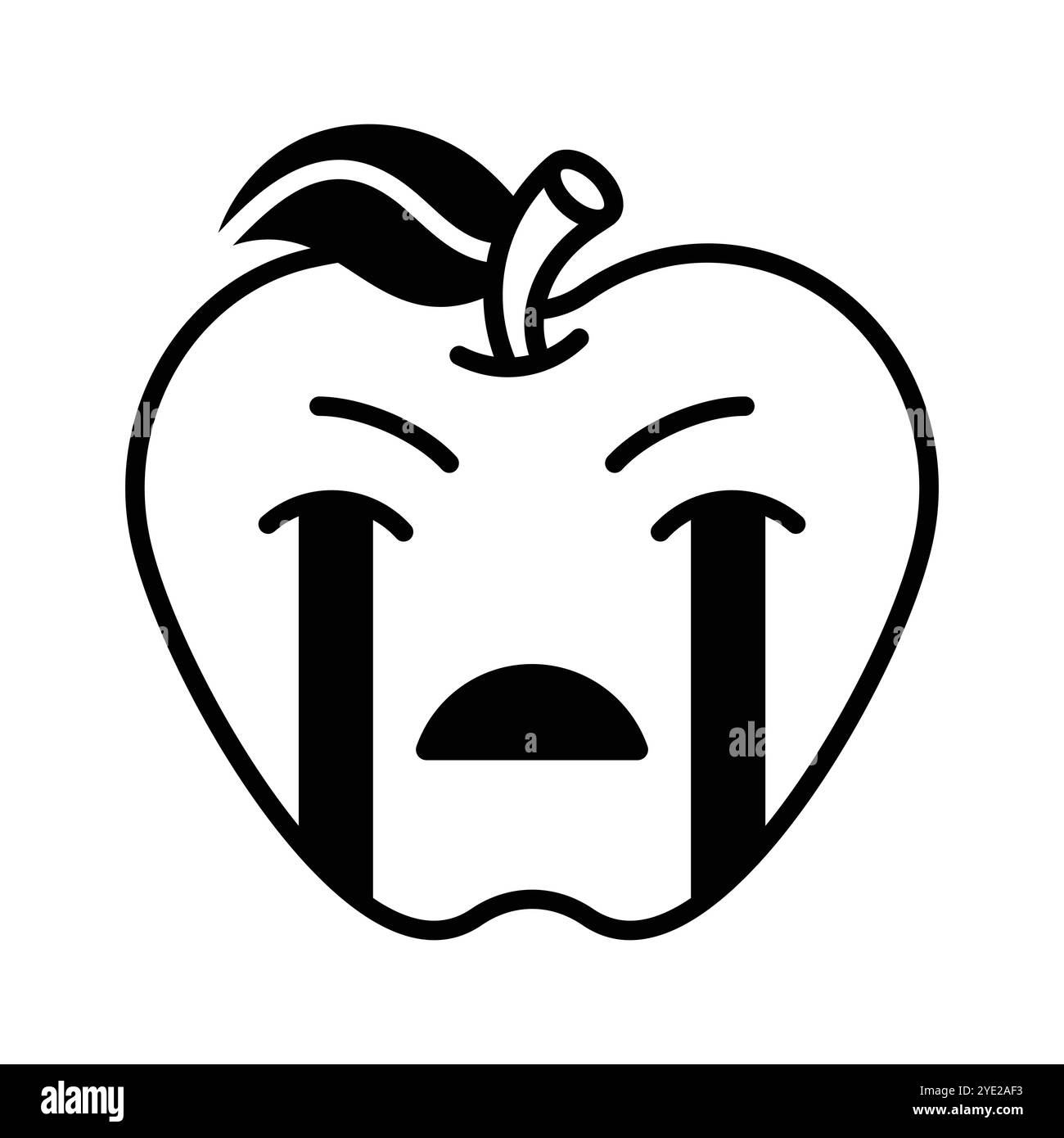 Cool cry emoji vector vectors Stock Vector Images - Alamy