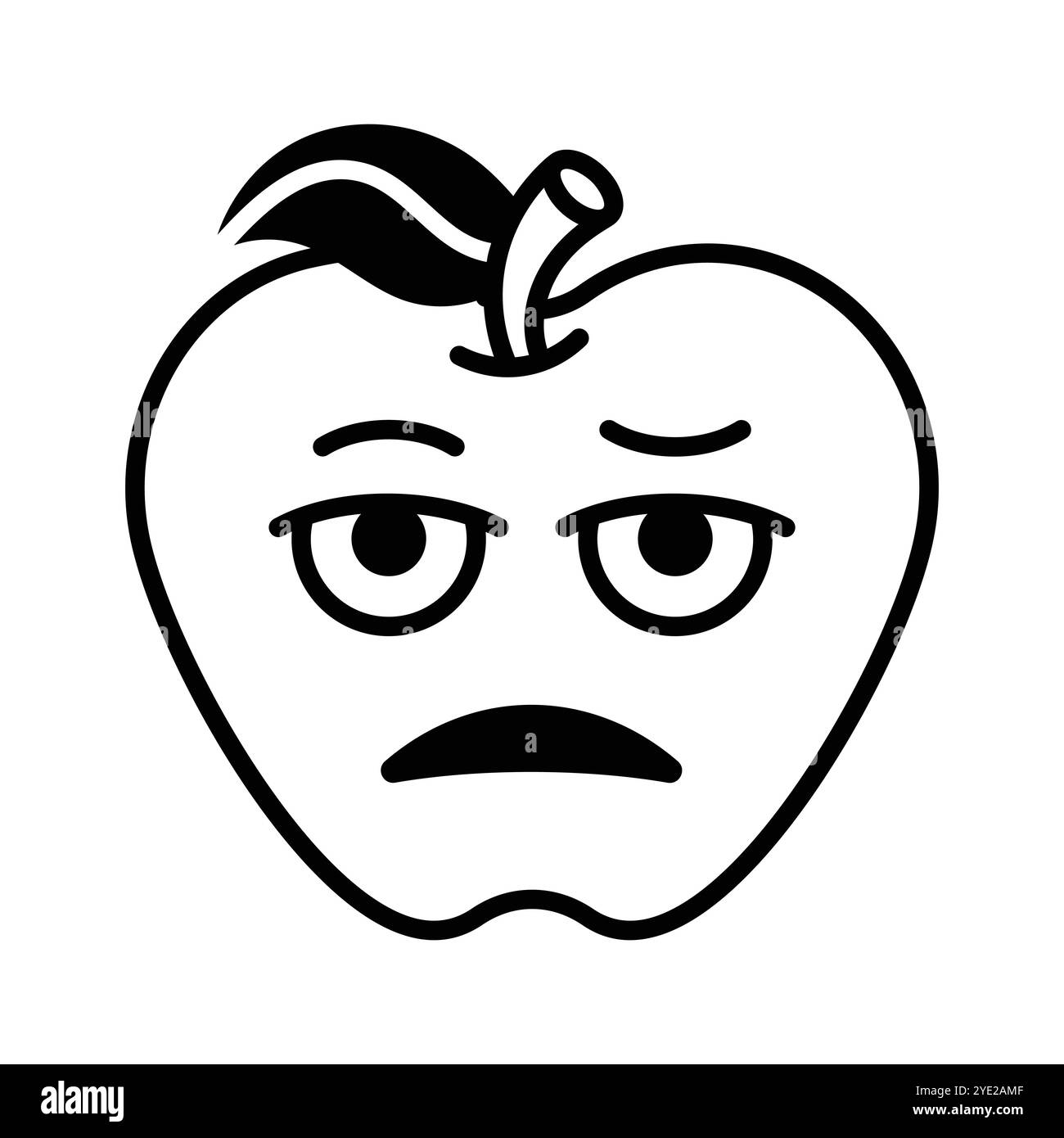 Bored emoji Black and White Stock Photos & Images - Alamy