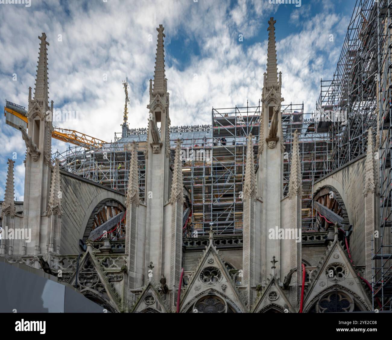 Paris, France - 10 28 2024: Notre Dame de Paris. Panoramic view of the ...