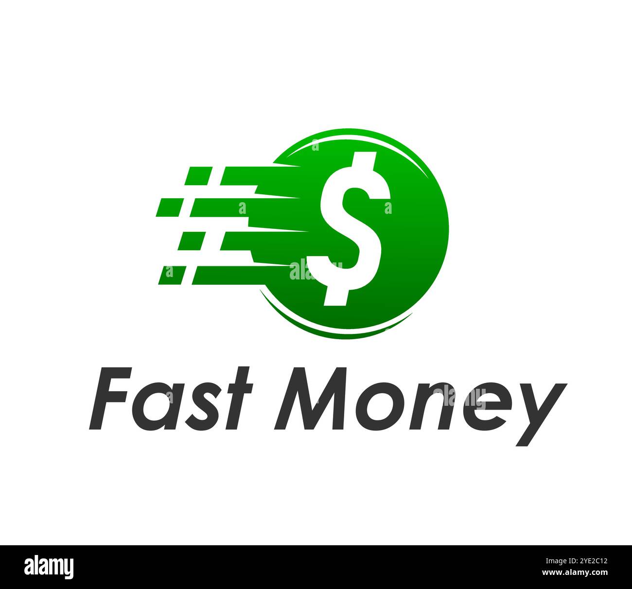 Fast money icon. Quick transfer and cash exchange, pay credit and ...