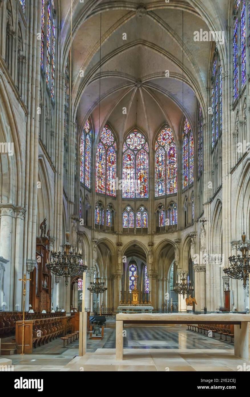 Troyes Cathedral is a Roman Catholic church, dedicated to Saint Peter ...