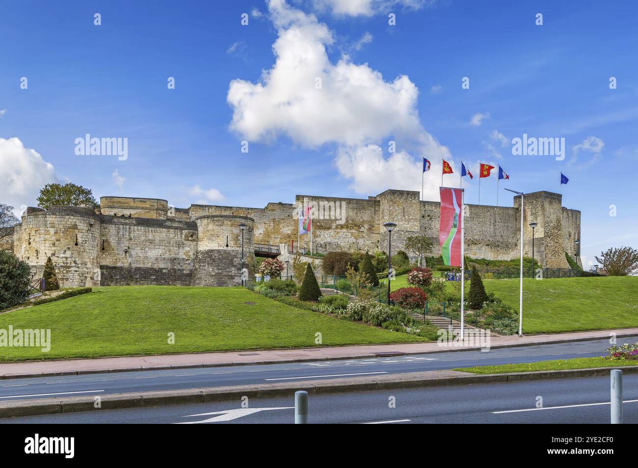 Chateau de Caen is a castle in the Norman city of Caen in the Calvados ...