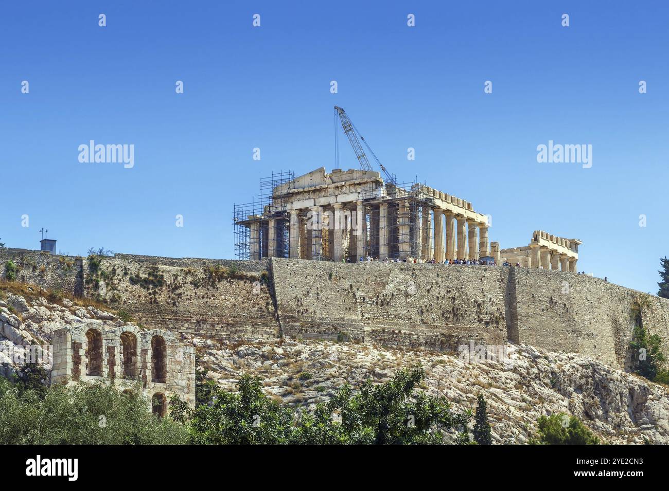 The Acropolis of Athens is an ancient citadel located on a high rocky ...