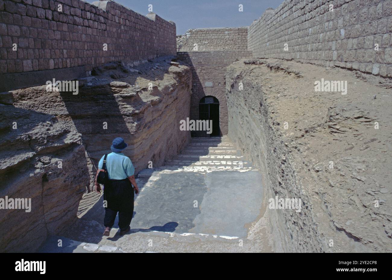 Entrance to the Serapeum, Sakkara, al-Jiza governorate, Egypt ...