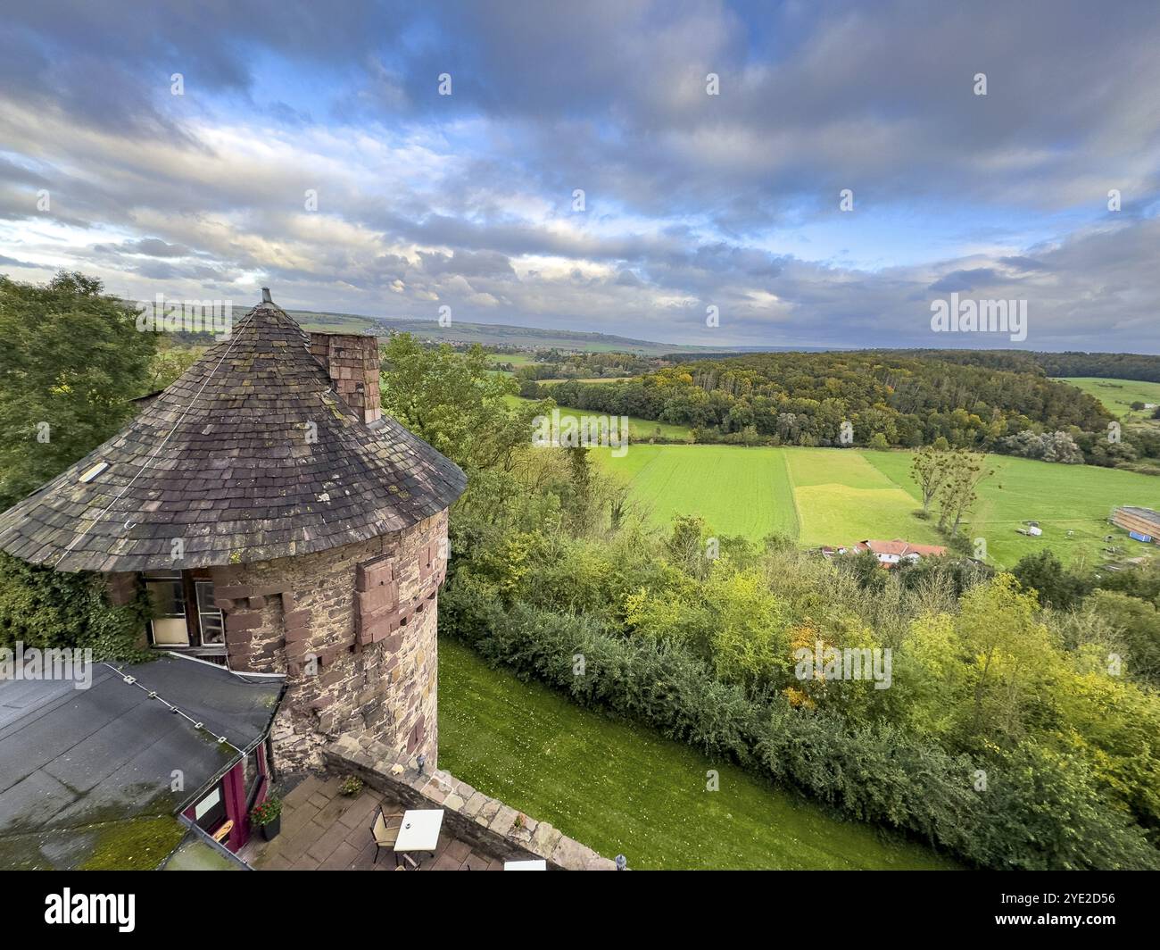 Castle tower shingle roof hi-res stock photography and images - Alamy