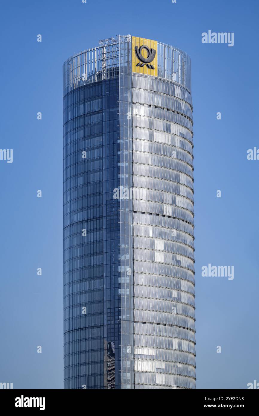 The Posttower, corporate headquarters of Deutsche Post, high-rise ...