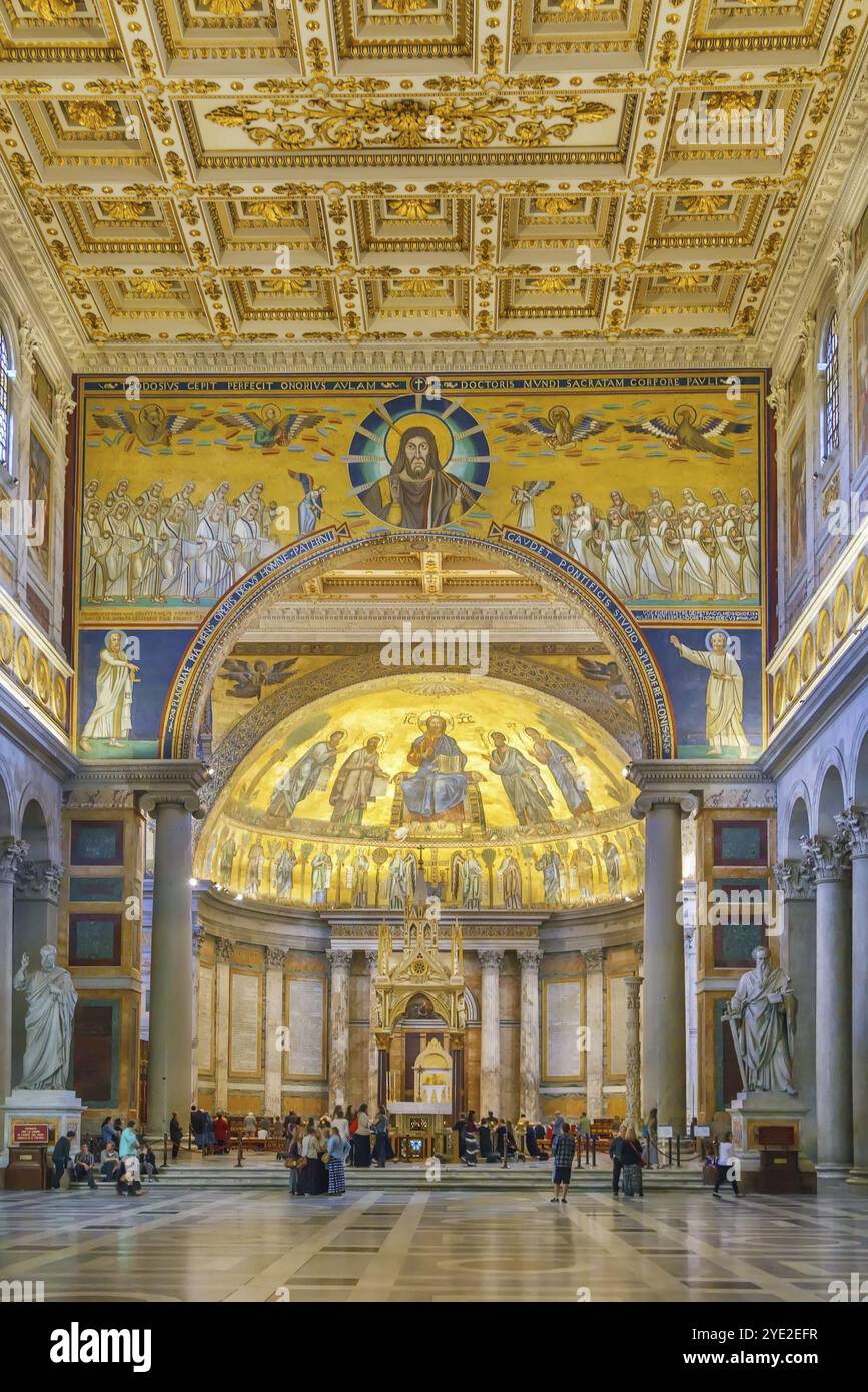 Basilica of Saint Paul Outside the Walls is one of Rome's four ancient ...