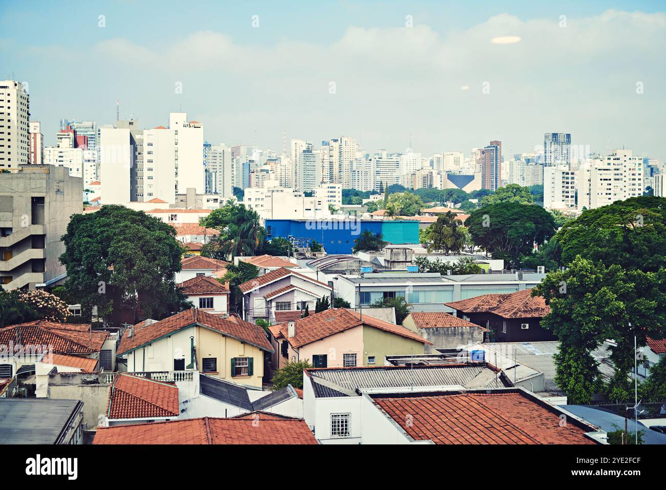 Aerial view architectural apartment buildings hi-res stock photography ...