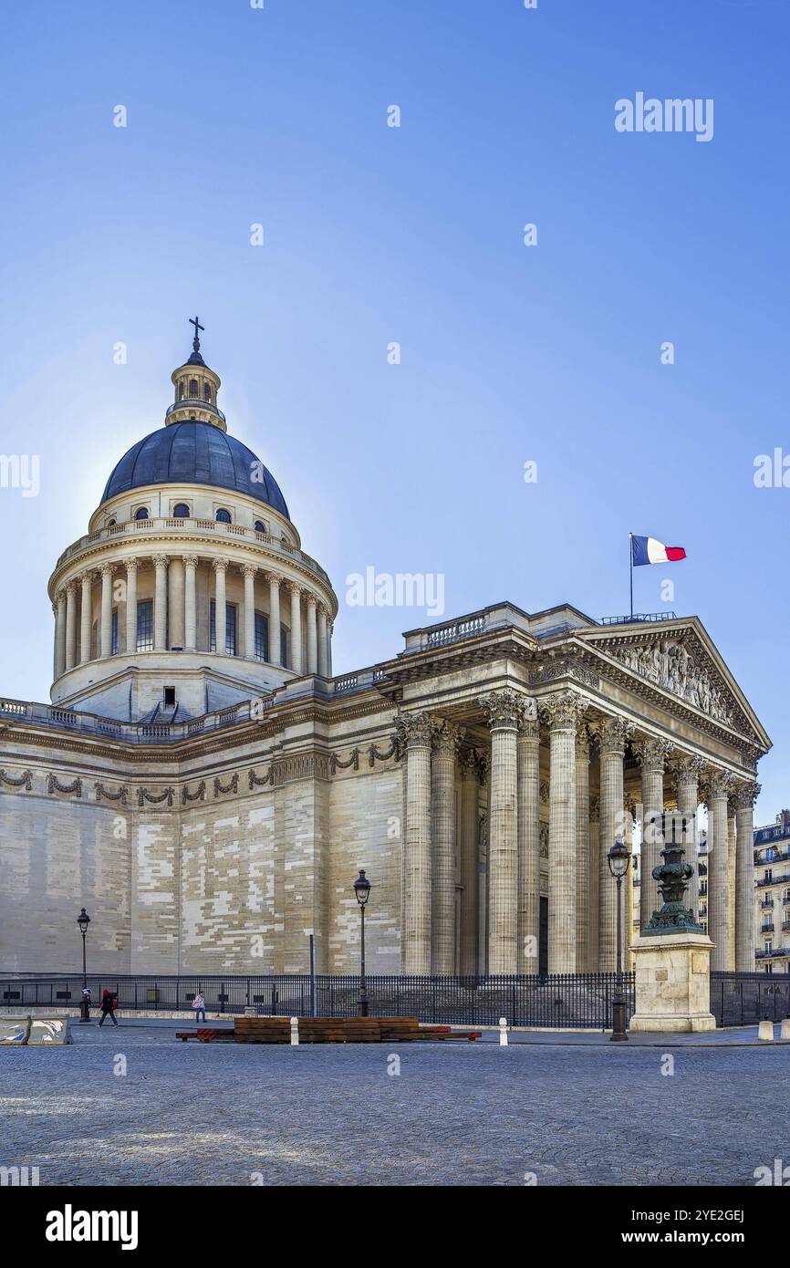 Pantheon in Paris, France. It is an early example of neoclassicism ...