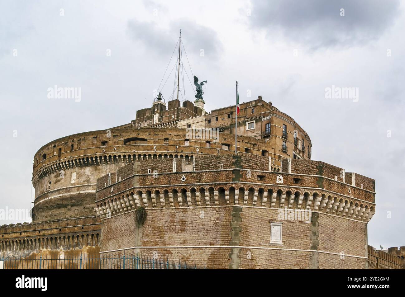 Mausoleum of Hadrian, usually known as Castel Sant'Angelo (Castle of ...
