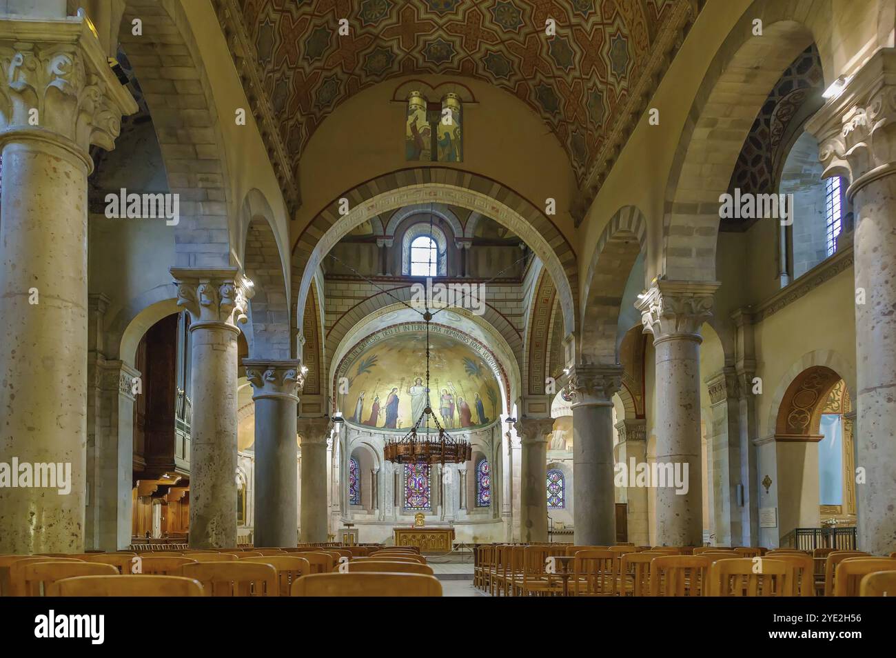 Basilica of Saint-Martin d'Ainay is a Romanesque church in the historic ...