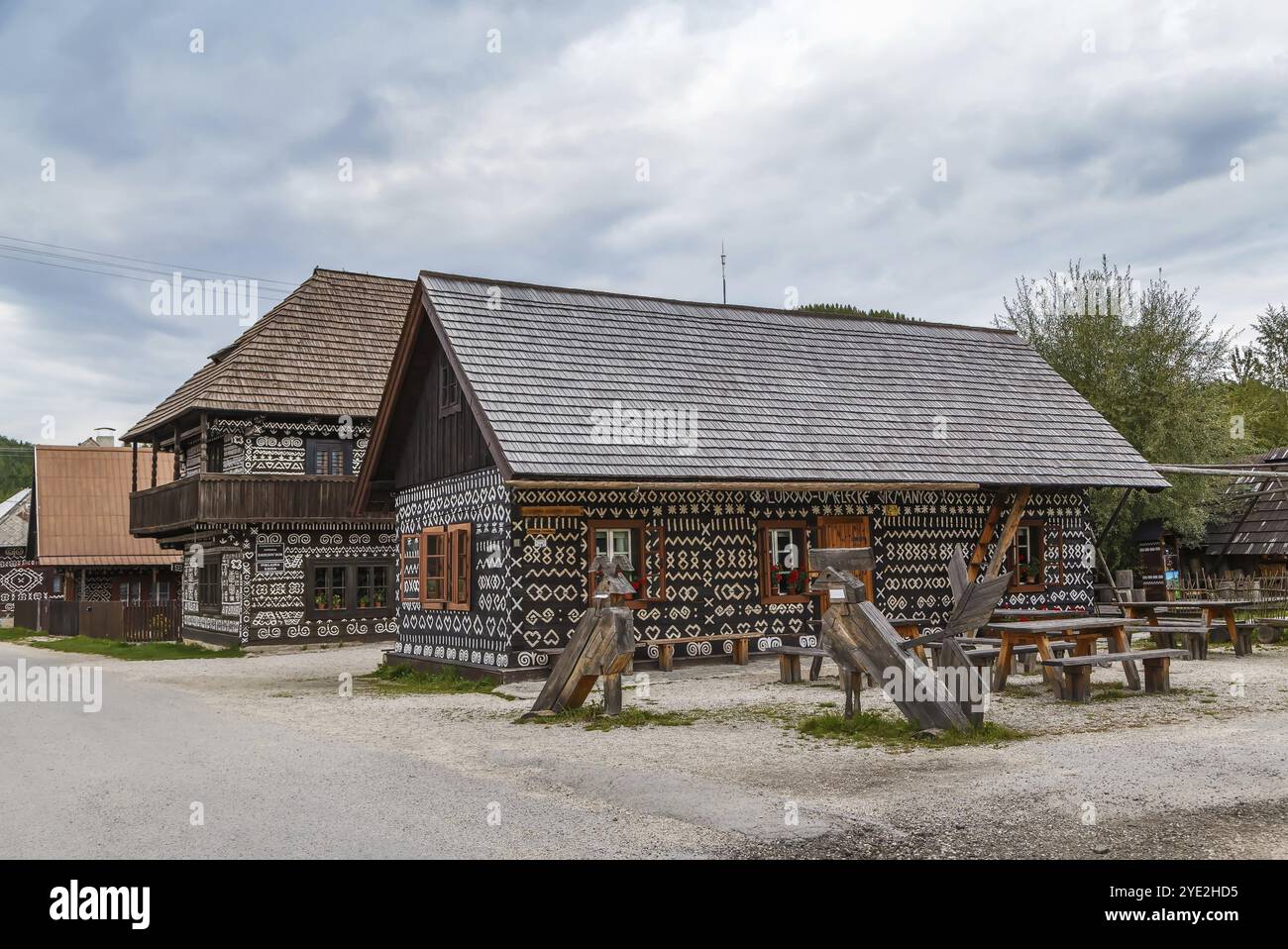First folk architecture reserve in the world in Cicmany, Slovakia ...