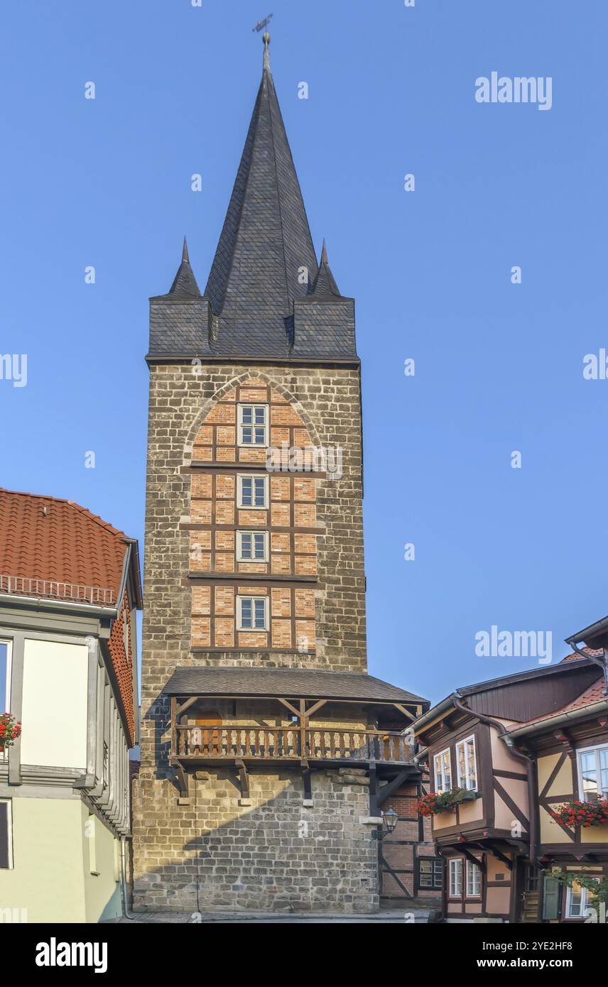 Schreckensturm is a medieval defence tower of Quedlinburg city ...
