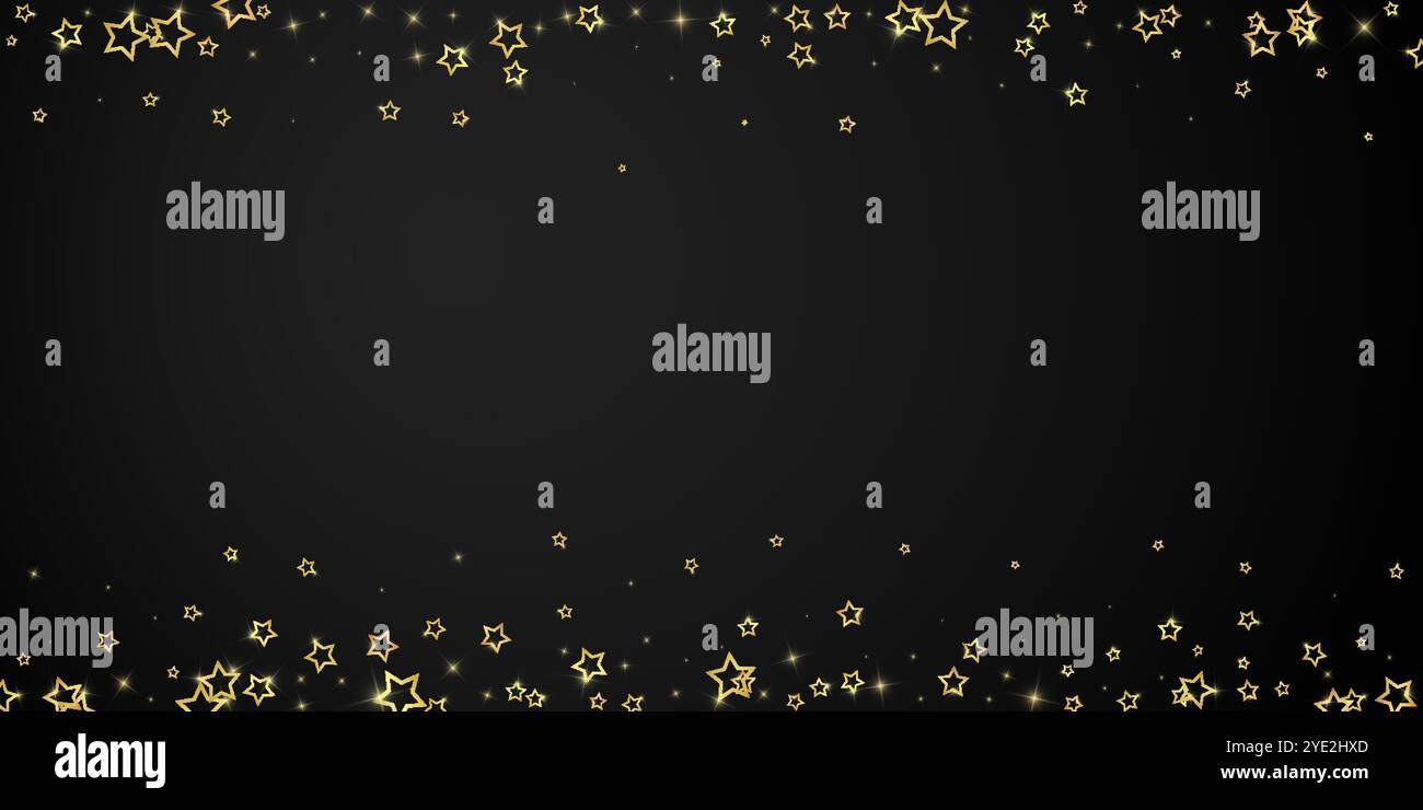 Christmas stars vector overlay. Magic stars luxury sparkling confetti ...