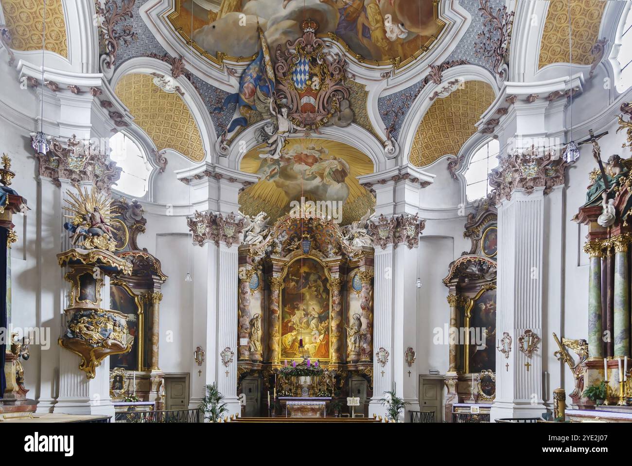 Klosterkirche St. Anna im Lehel is a Catholic abbey church in Munich ...