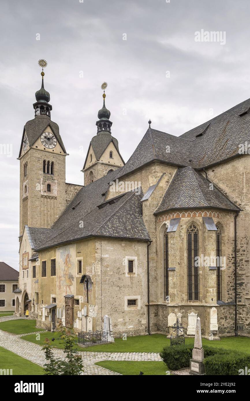 Maria Saal is famous for its large pilgrimage church in seemingly ...