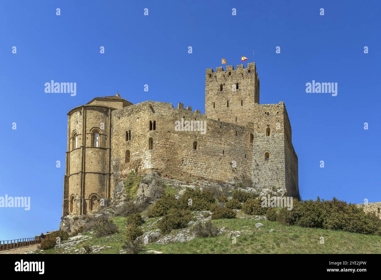 Castle of Loarre is a Romanesque Castle and Abbey located in the Aragon ...