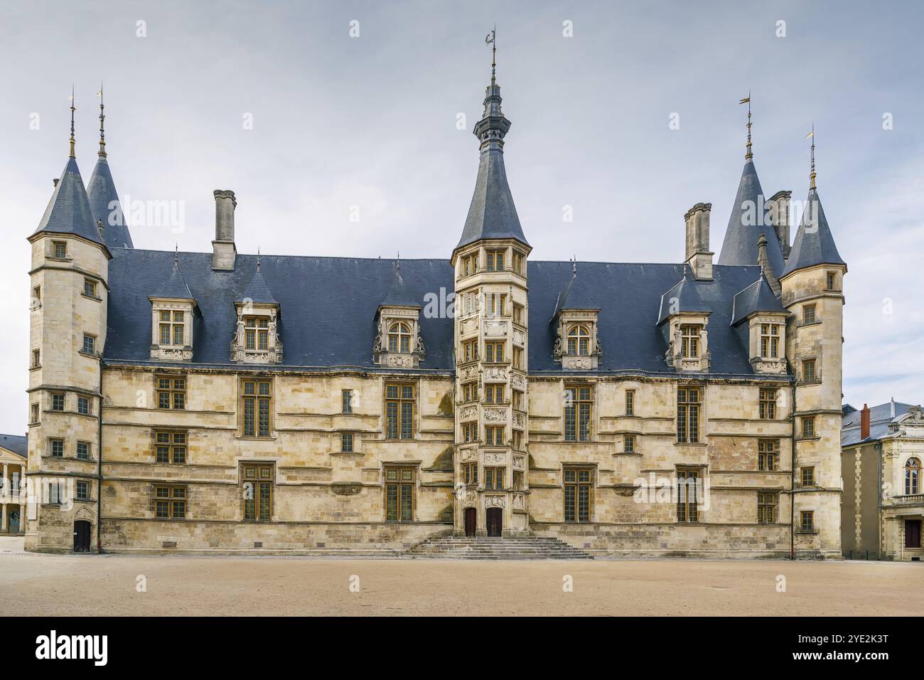 Ducal Palace of Nevers is a residence castle of the 15th and 16th ...