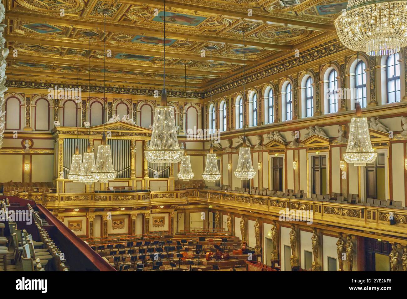 Great Golden Hall in Musikverein is a concert hall in the Innere Stadt ...