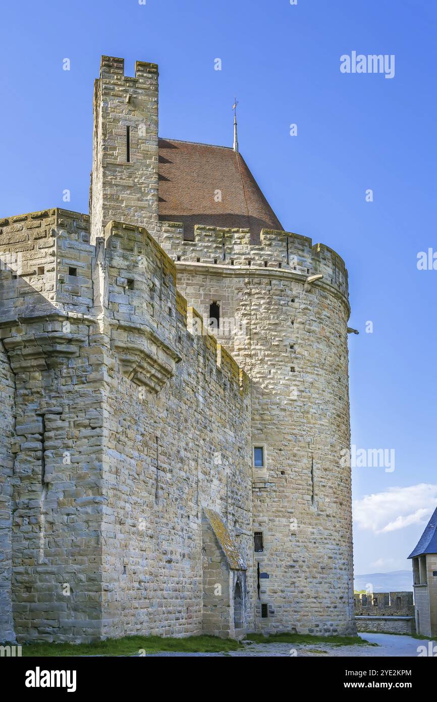 Cite de Carcassonne is a medieval citadel located in the French city of ...