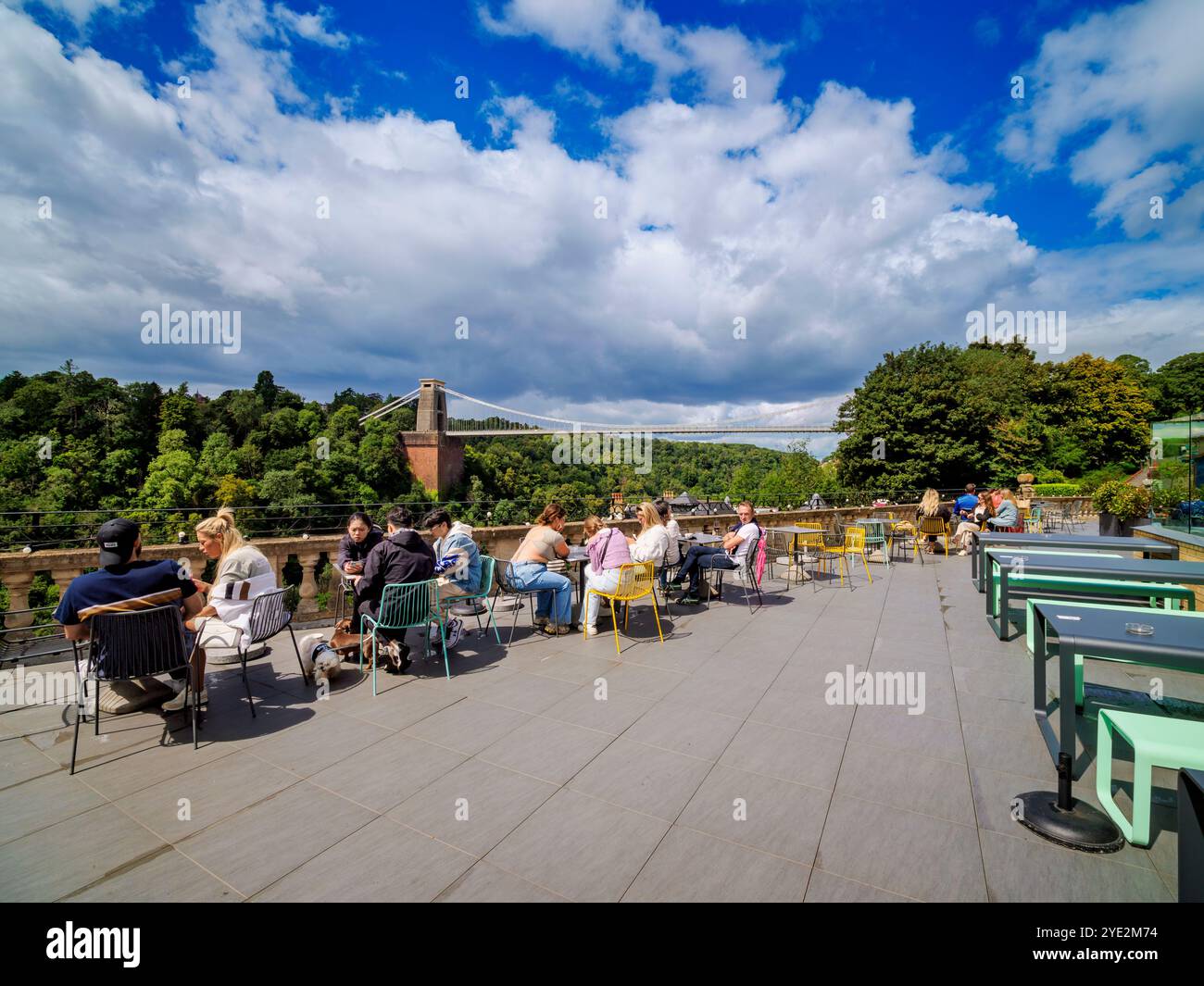 People eating al fresco at Avon Gorge by Hotel du Vin, Clifton ...