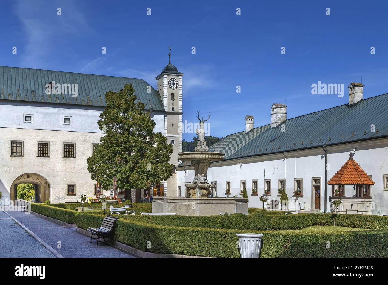 Cerveny Kamen Castle is a 13th-century castle in southwestern Slovakia ...