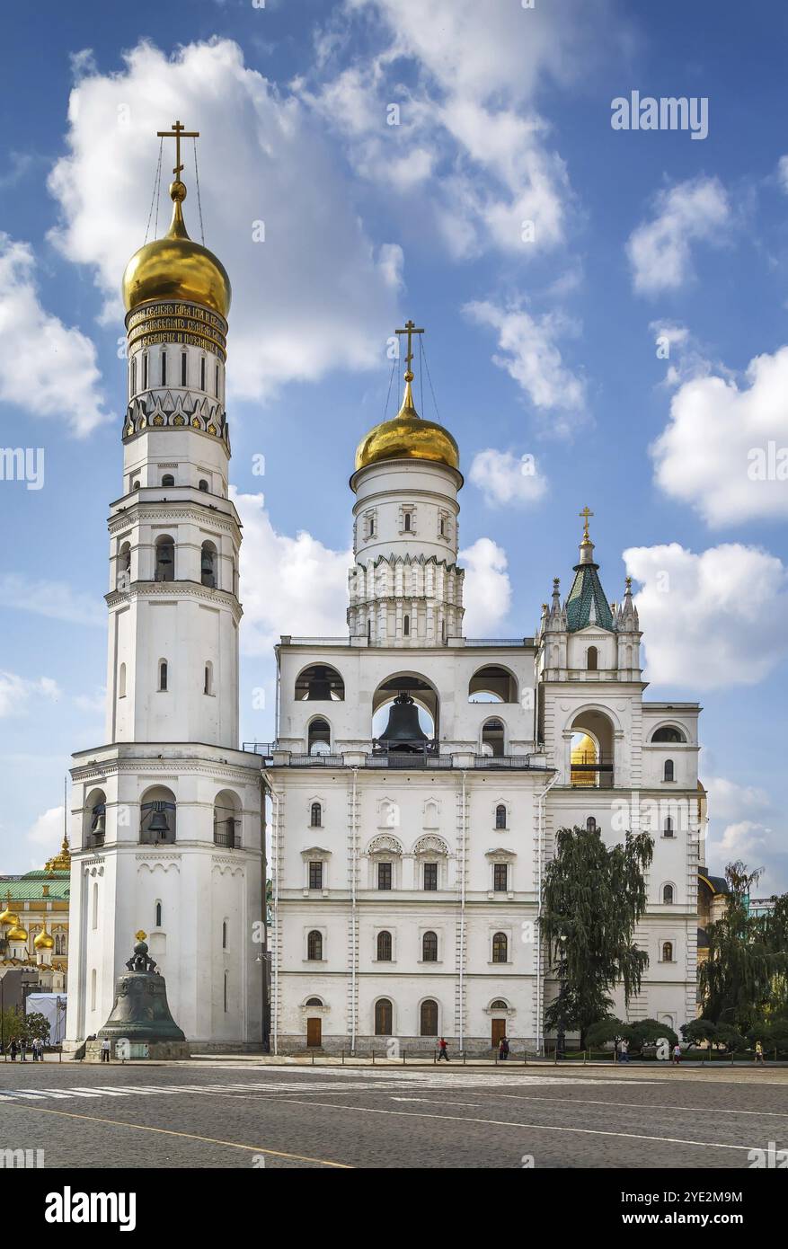 Ivan the Great Bell Tower is a church tower inside the Moscow Kremlin ...