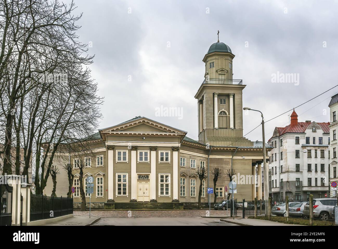 Church of Jesus is a Lutheran church in Riga, Latvia, Europe Stock ...