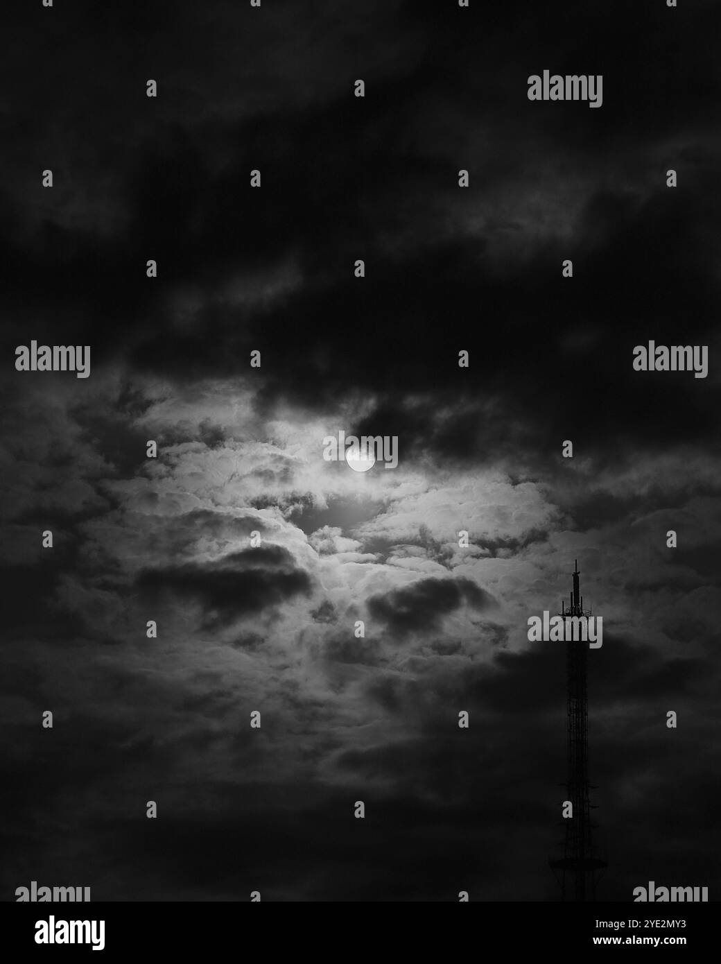 Sun abstract mystical Black and White Stock Photos & Images - Alamy