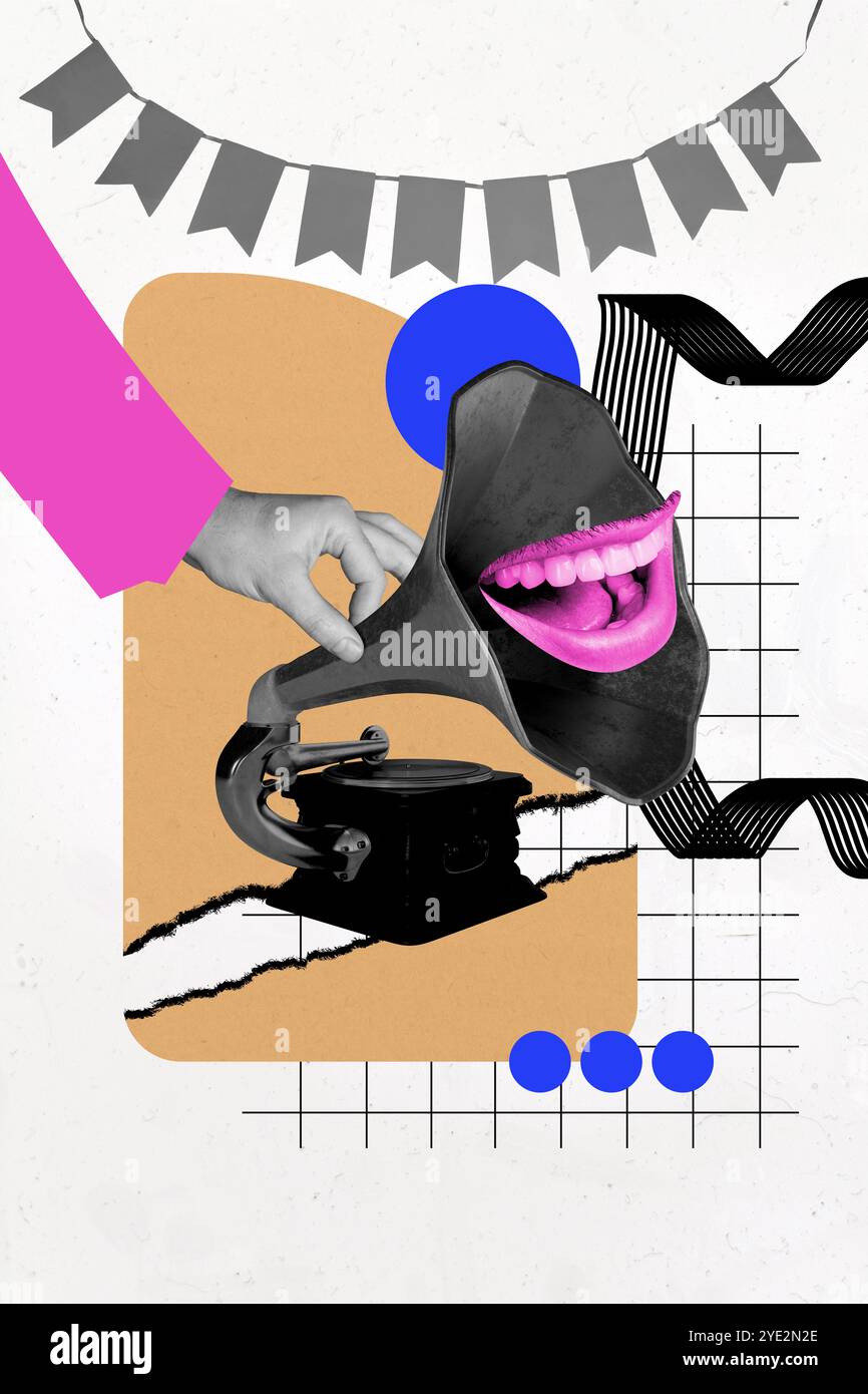 Composite trend artwork sketch image photo collage of surreal bodyless ...