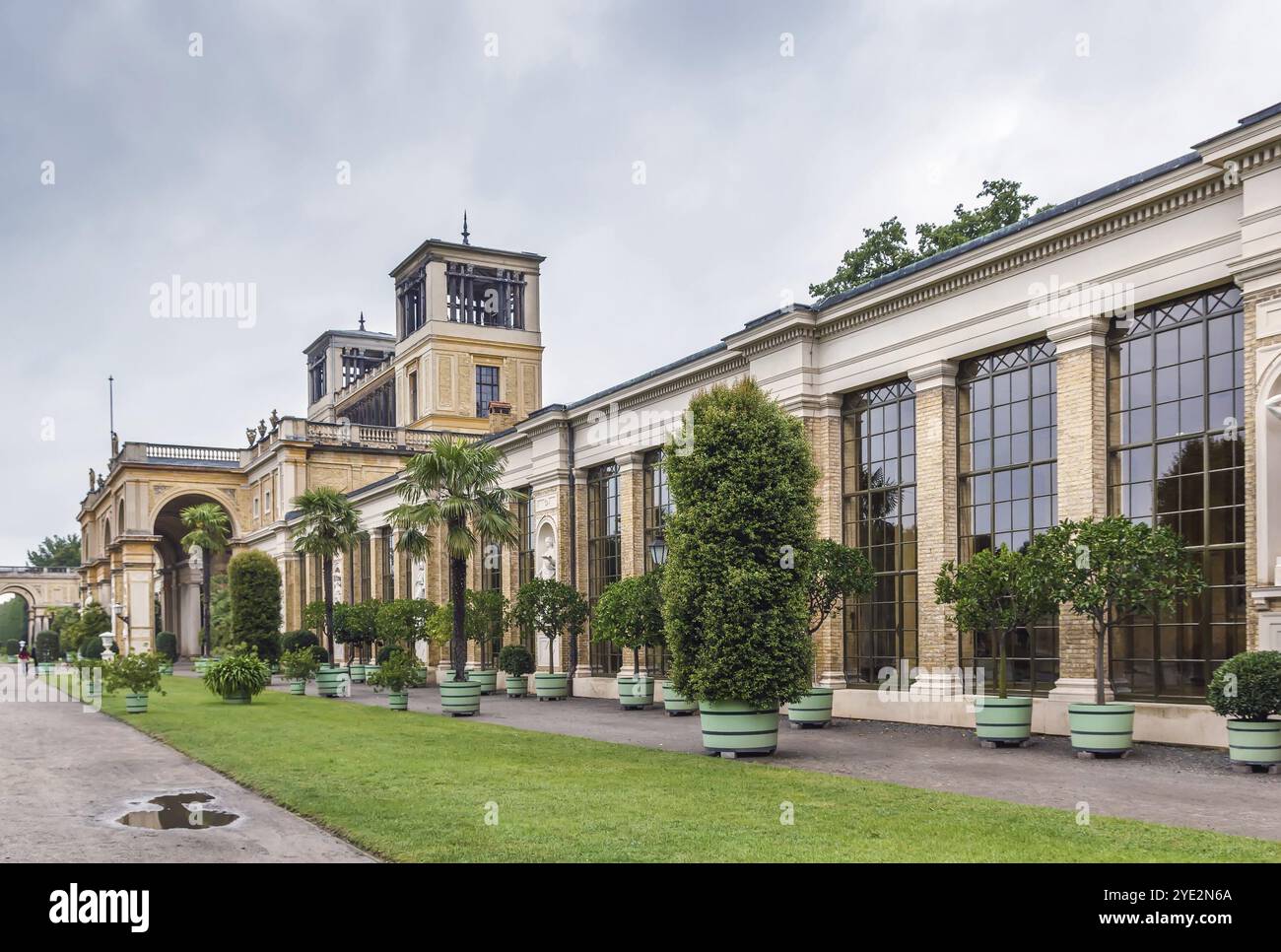 Building of Orangery Palace, with its 300 meter long front, was built ...